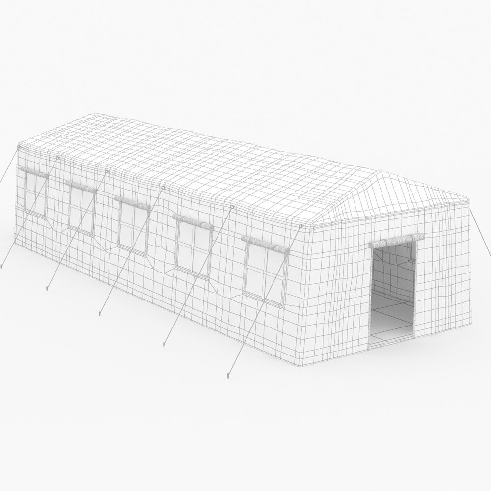 Military Medical Tent 3D model - Download Medical Equipment on 3DModels.org