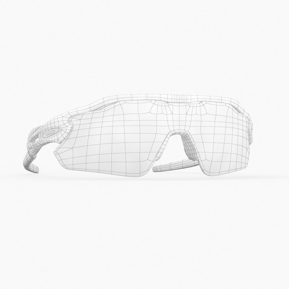Oakley Radar EV Pitch Prizm Black Frame Polished Sunglasses 3D model ...