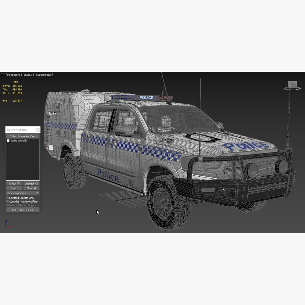 Furgón Policial Dodge RAM 1500 Modelo 3D - Descargar Pickup activado ...
