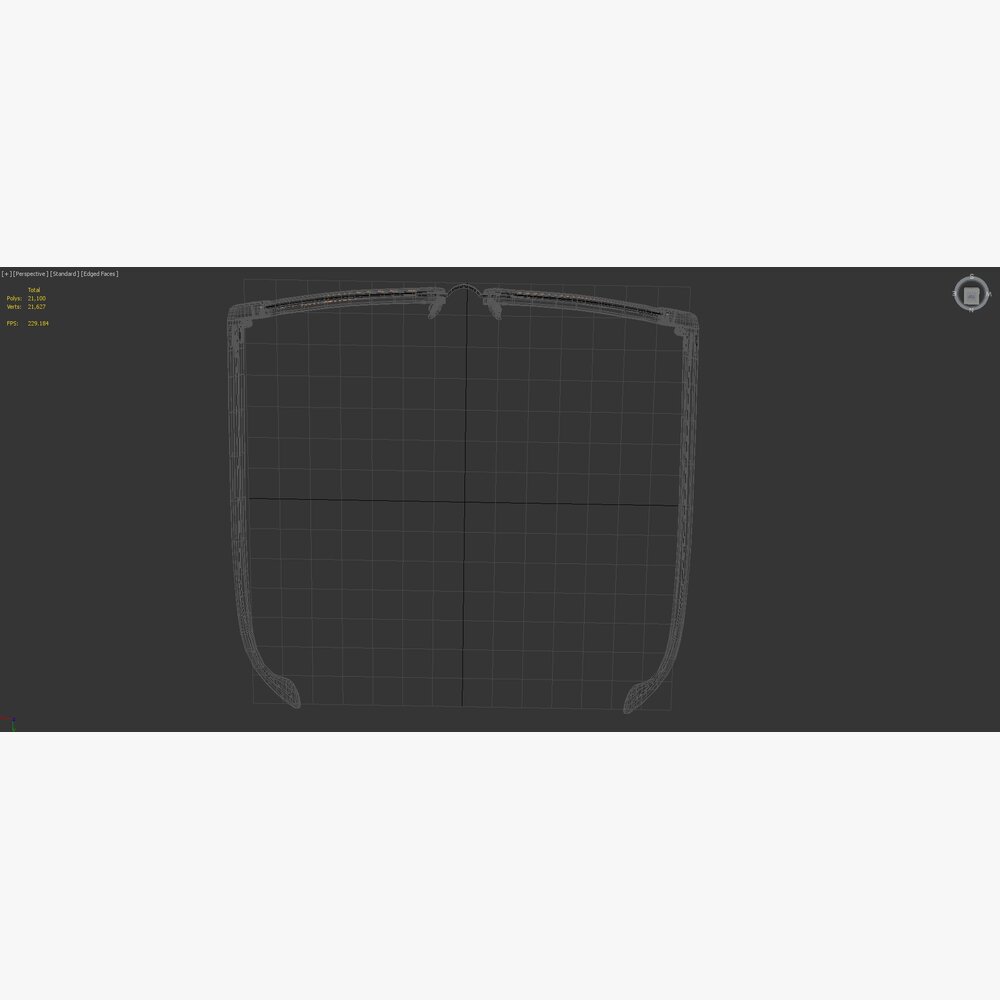 Ray-Ban eyeglasses RB5154 Single Transparent Open 3D model - Download ...