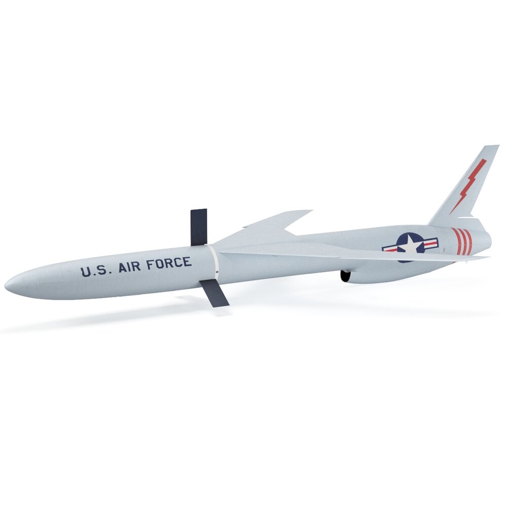 Northrop SM-62 Snark Cruise Missile 3D model - Download Cruise missiles ...