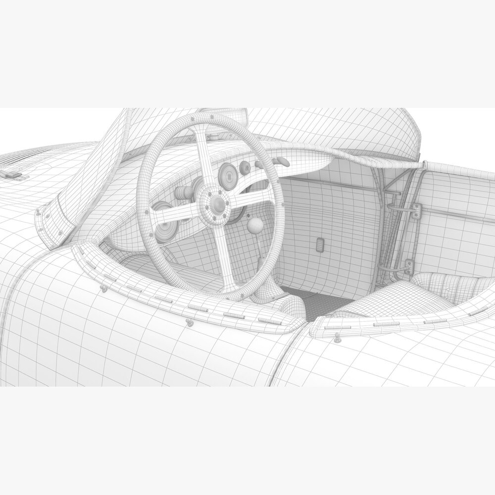 Osca Car Red 3D model - Download Sports car on 3DModels.org