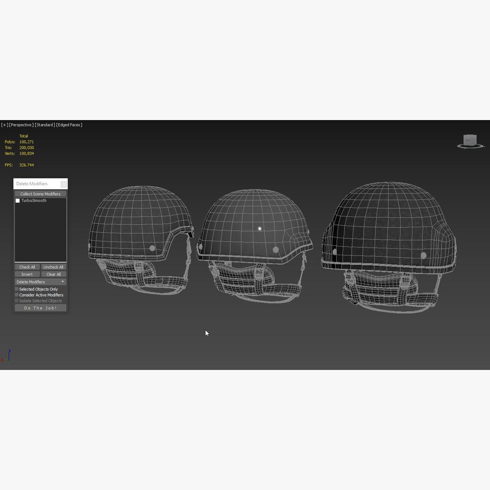 SA-501 ACH Helmet 3D model - Download Armor on 3DModels.org