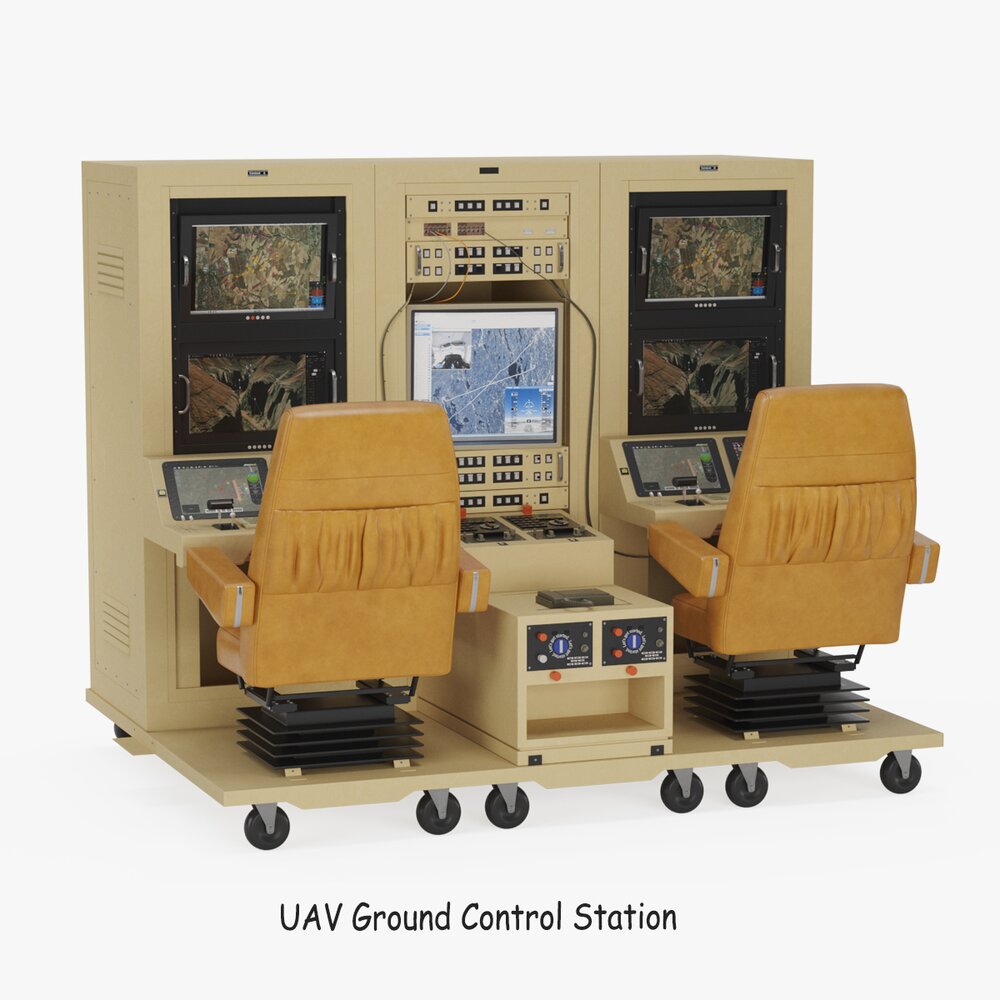 UAV Ground Control Station 3D 모델 - 다운로드 UAV on 3DModels.org
