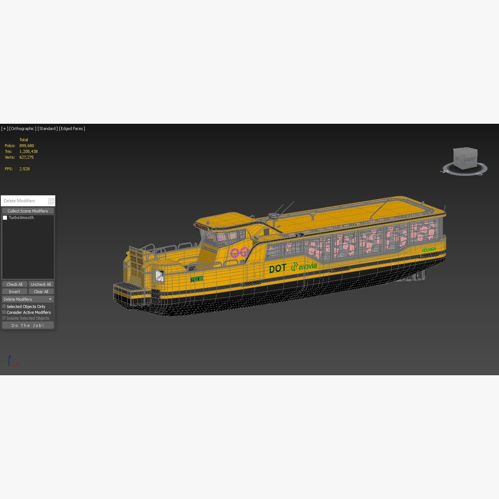 Water Bus 3D model - Download Motorboat on 3DModels.org
