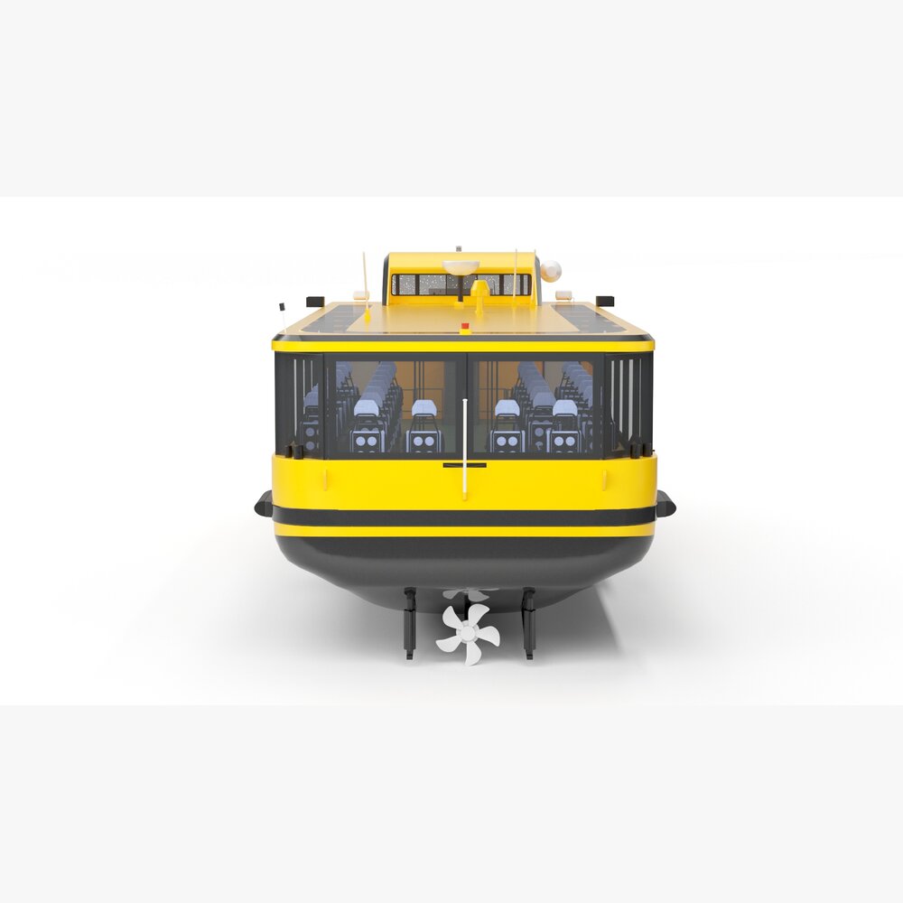 Water Bus 3D model - Download Motorboat on 3DModels.org