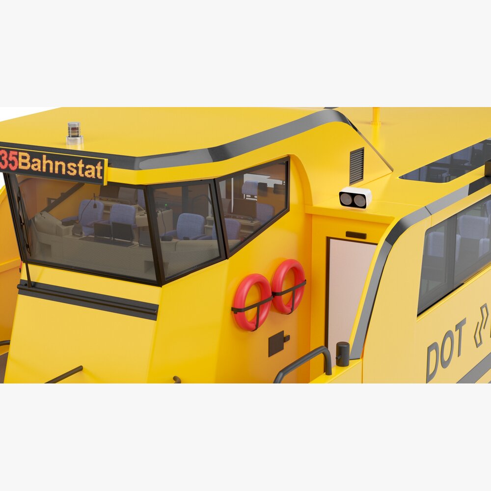 Water Bus 3D model - Download Motorboat on 3DModels.org