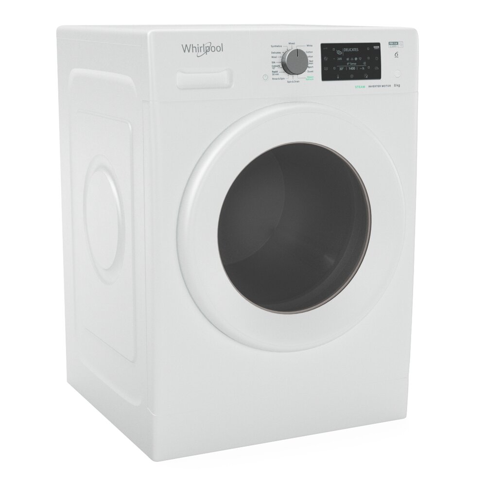 Whirlpool Freshcare Front Load Washing Machine FDLR102 3D model ...