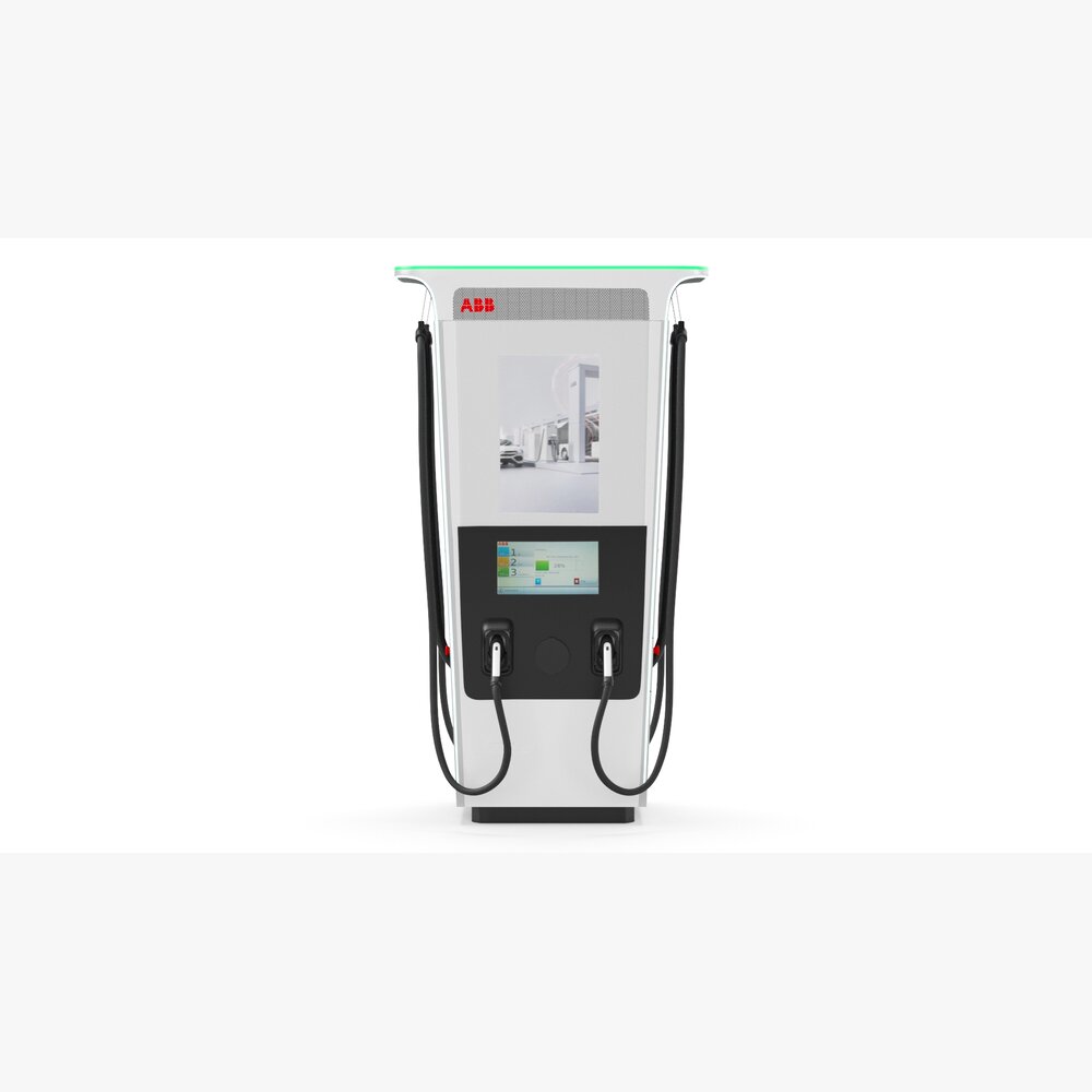 ABB Terra 360 Hypercharger EV Charging Station 3D model - Download ...