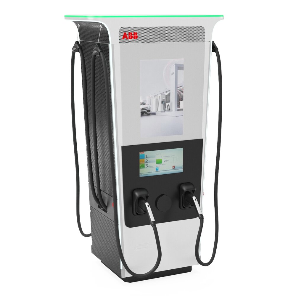 ABB Terra 360 Hypercharger EV Charging Station 3D model - Download ...