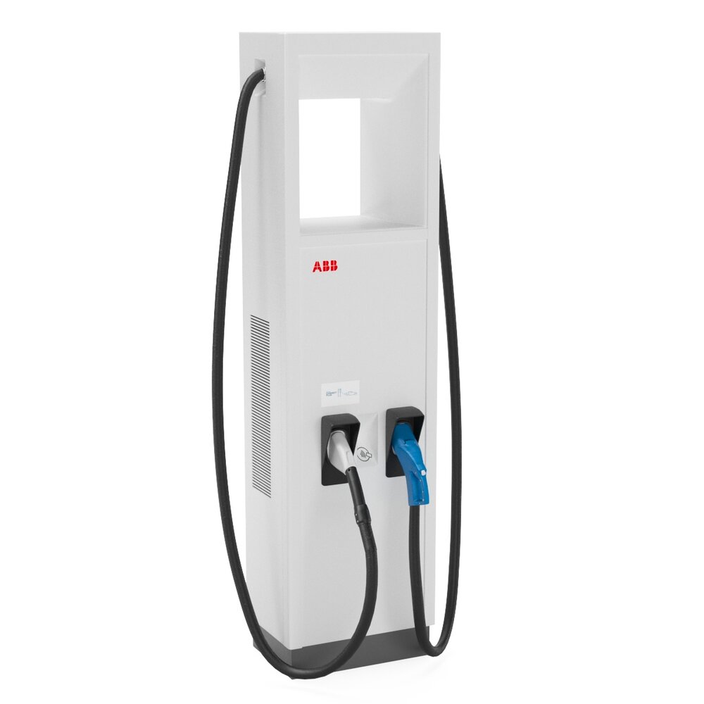 ABB Terra HP 150 350 – 2 EV Electric Car Charger Station 3D model ...