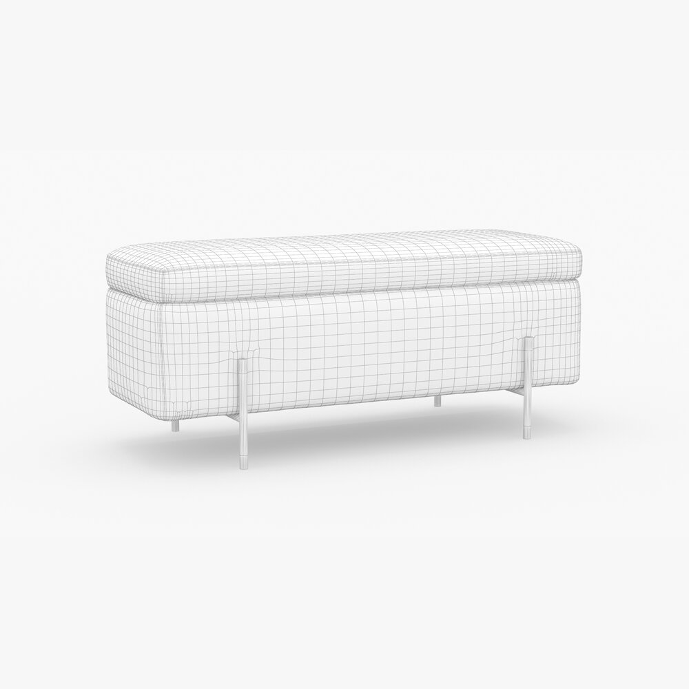 AGNO Pouf Side Table Ottoman 3D model - Download Ottoman on 3DModels.org