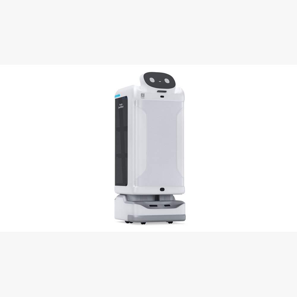 Delivery Robot Pudu Swift Bot Smart 3D model - Download Robots on ...