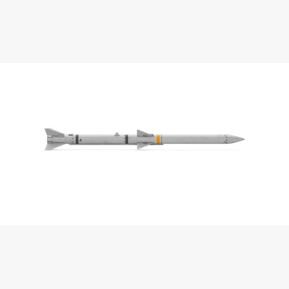 Missile AIM-120 Beyond Visual Range Missile (BVRAAM) 3D model ...