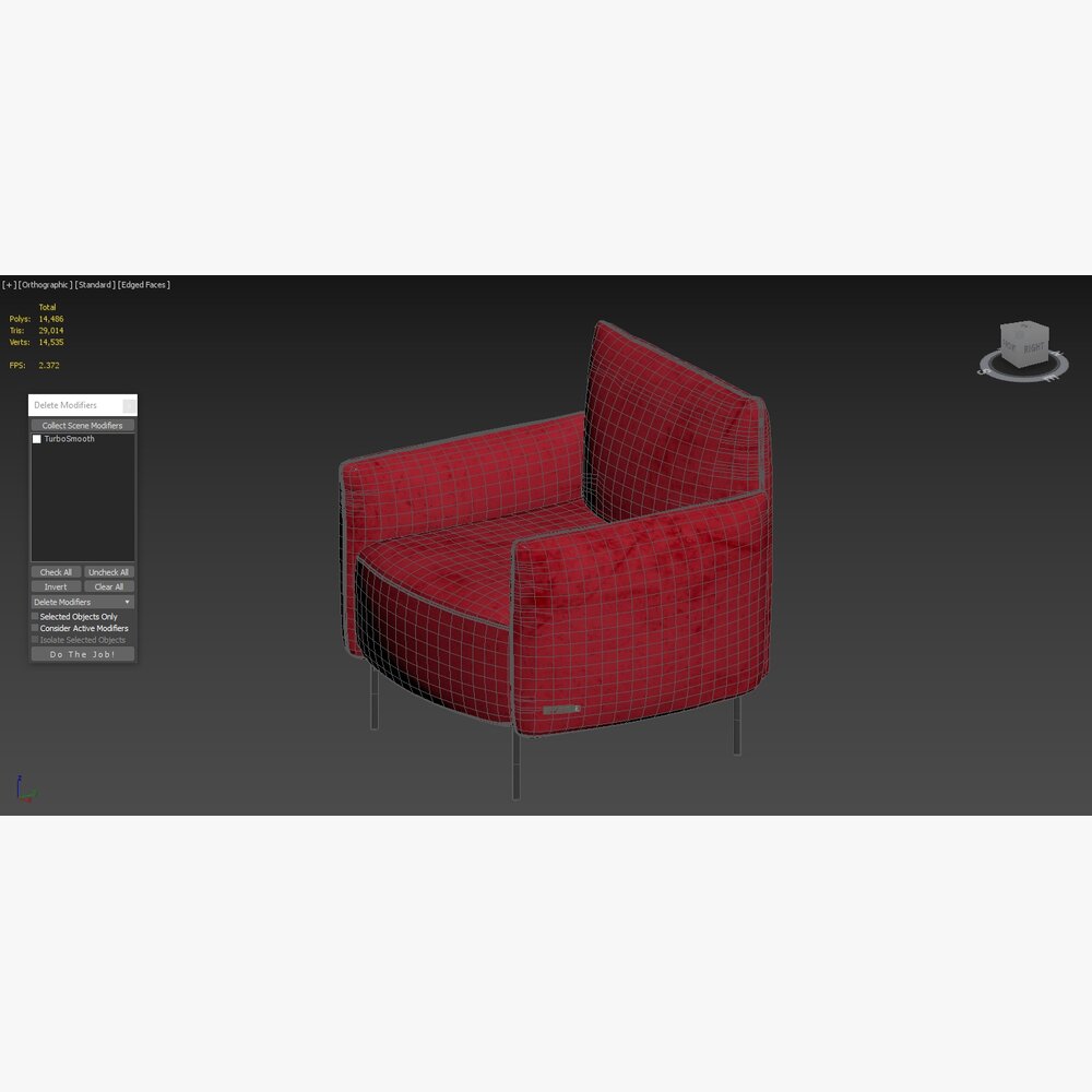 OLA Sofa Chair 3D model - Download Armchair on 3DModels.org