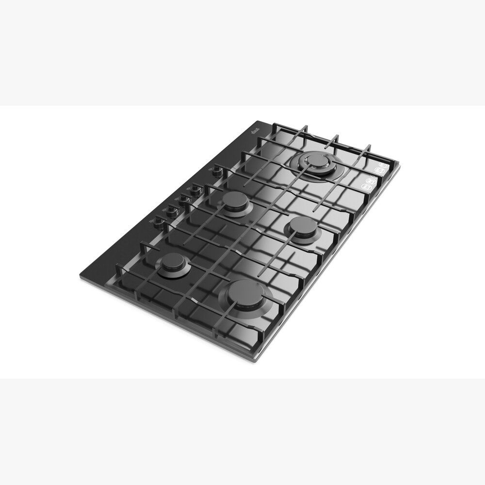 Omega 90cm 5 Burner Gas Cooktop OCGG905COM 3D model - Download ...
