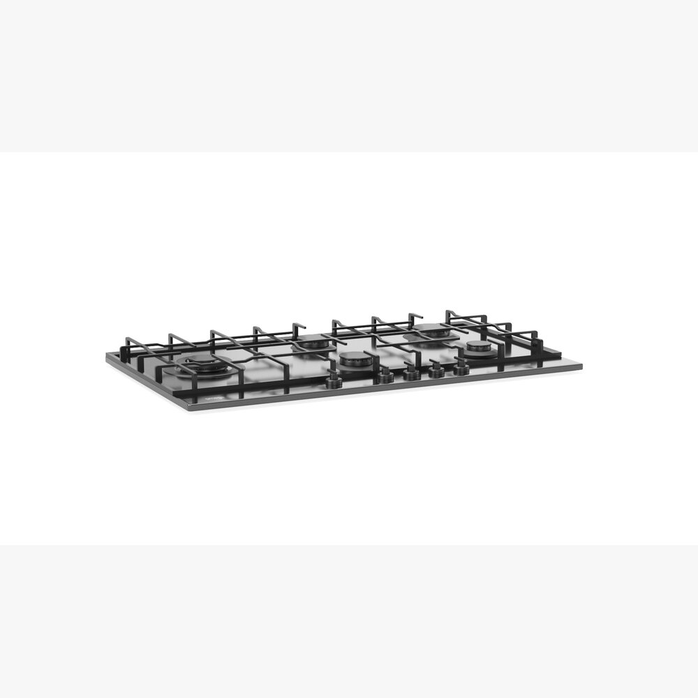 Omega 90cm 5 Burner Gas Cooktop OCGG905COM 3D model - Download ...