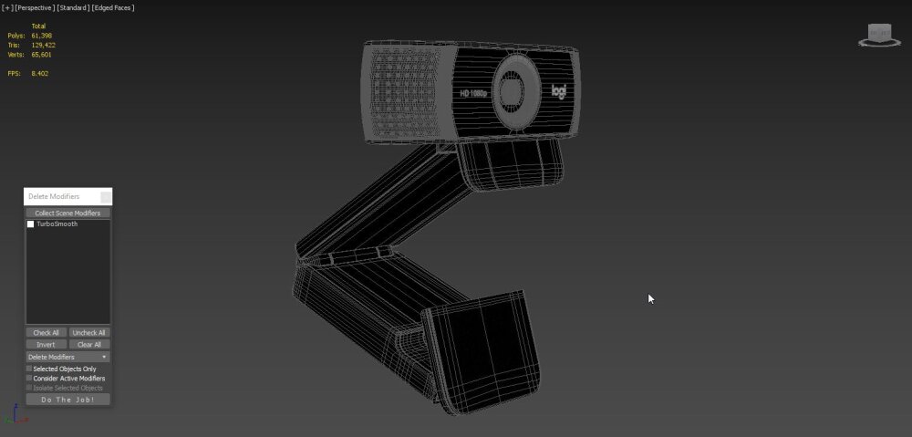 Logitech C922 Pro Stream Webcam 3D model - Download Computer ...