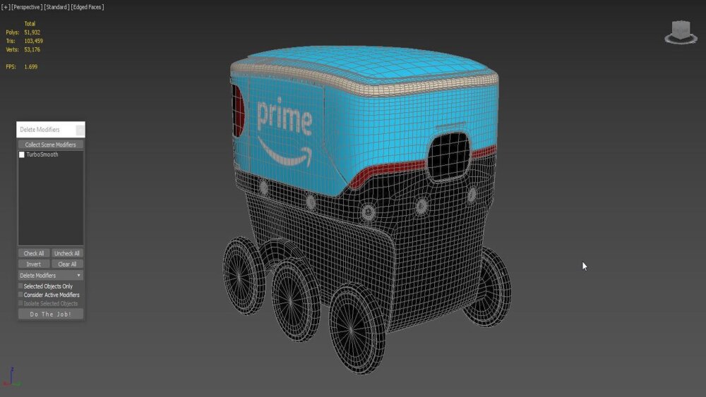 Amazon Scout Prime Robot de Reparto Modelo 3D - Descargar ...