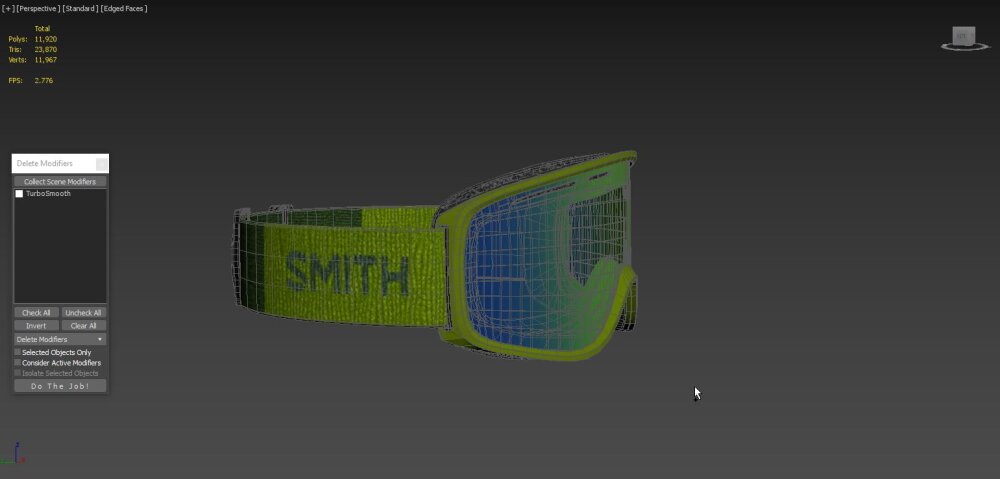 Smith Range Ski Goggles 3D model - Download Sports Equipment on ...