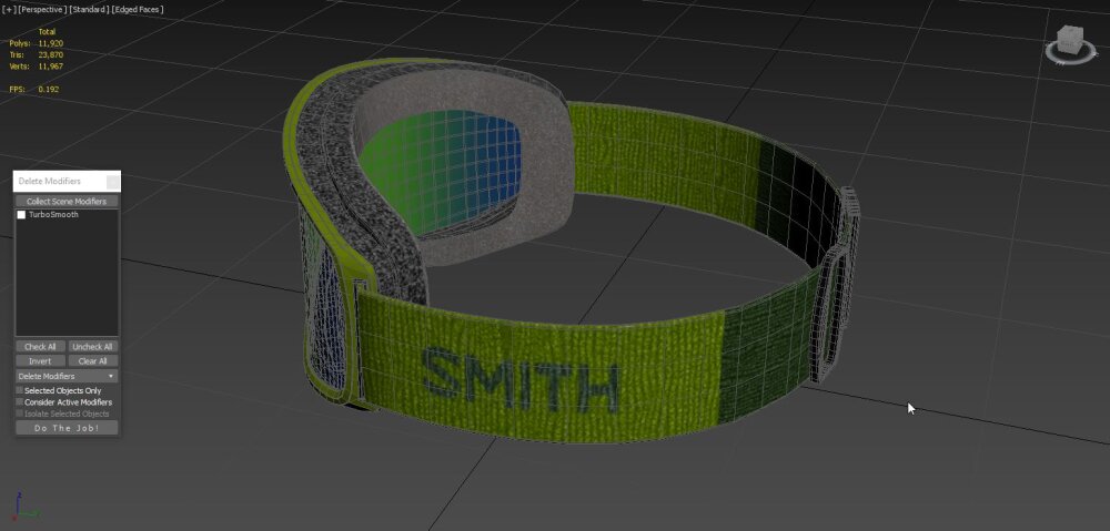 Smith Range Ski Goggles 3D model - Download Sports Equipment on ...