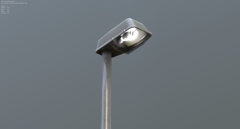 NYC Streetlight Pack Low-poly 3D model - Download Street elements on ...