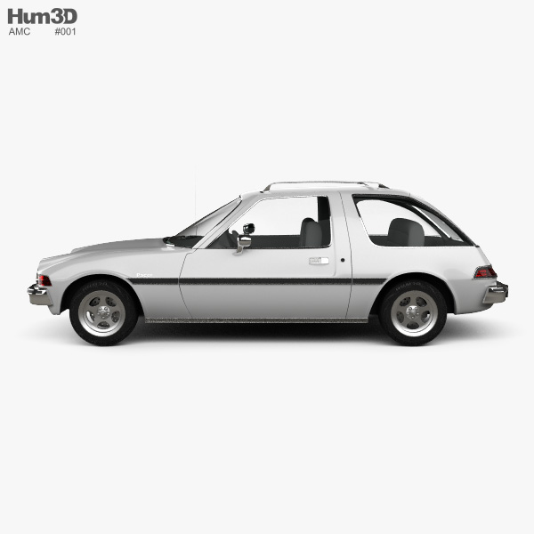 AMC Pacer 1975 3D model - Download Hatchback on 3DModels.org