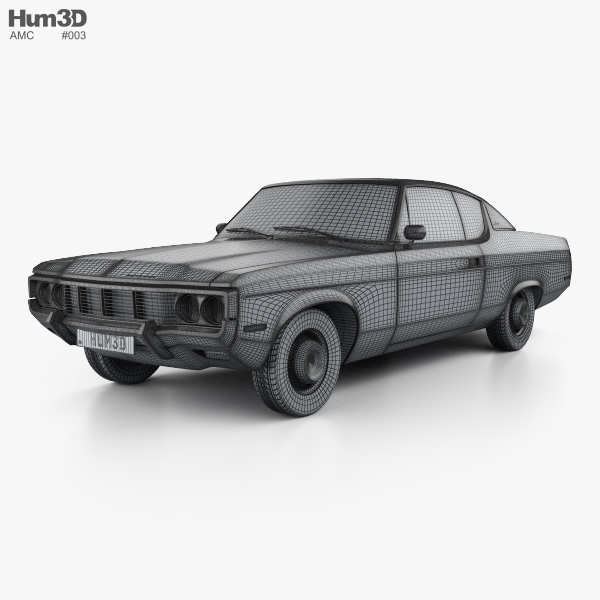 AMC Matador coupe 1972 3D model - Download Sports car on 3DModels.org