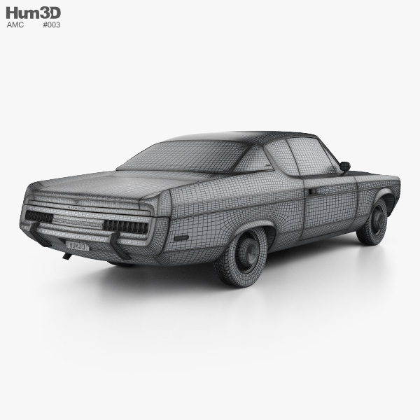 AMC Matador coupe 1972 3D model - Download Sports car on 3DModels.org
