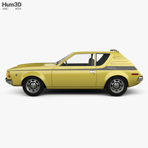 AMC Gremlin 1970 3D model - Download Hatchback on 3DModels.org