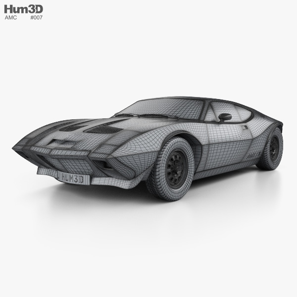 AMC AMX/3 1970 3D model - Download Sports car on 3DModels.org