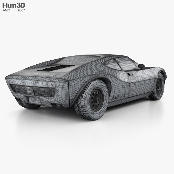 AMC AMX/3 1970 3D model - Download Sports car on 3DModels.org