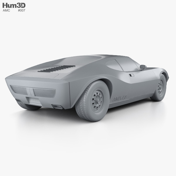 AMC AMX/3 1970 3D model - Download Sports car on 3DModels.org