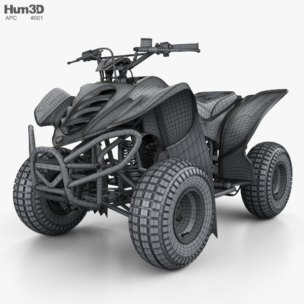 APC 엣지 90 ATV 2018 3D 모델 - 다운로드 전지형차 on 3DModels.org
