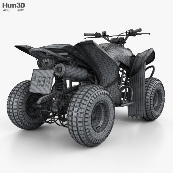 APC 엣지 90 ATV 2018 3D 모델 - 다운로드 전지형차 on 3DModels.org