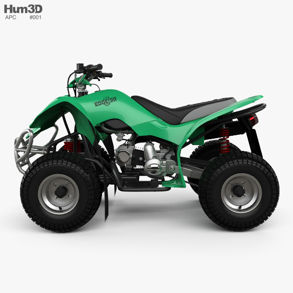 APC Edge 90 ATV 2018 3D model - Download ATV on 3DModels.org