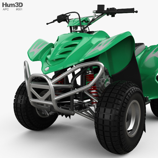 APC Edge 90 ATV 2018 3D model - Download ATV on 3DModels.org