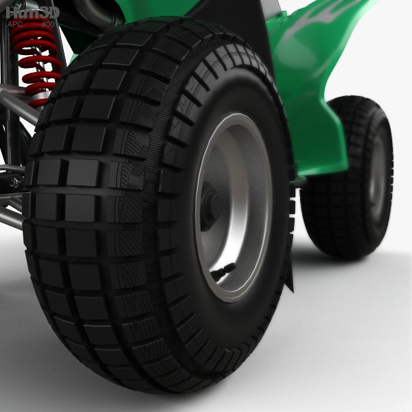 APC Edge 90 Cuatrimoto 2018 Modelo 3D - Descargar ATV activado 3DModels.org