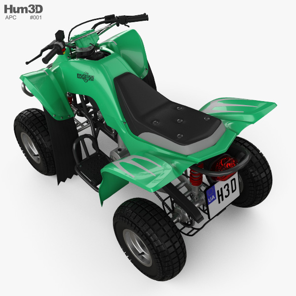 APC Edge 90 ATV 2018 3D model - Download ATV on 3DModels.org