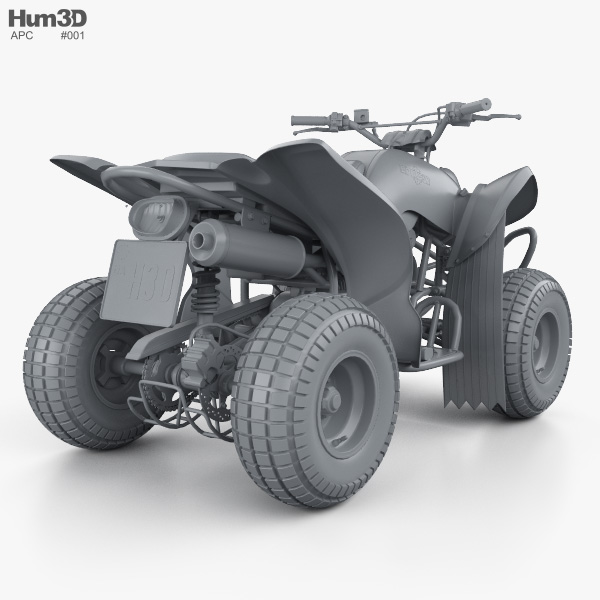 APC Edge 90 ATV 2018 3D model - Download ATV on 3DModels.org