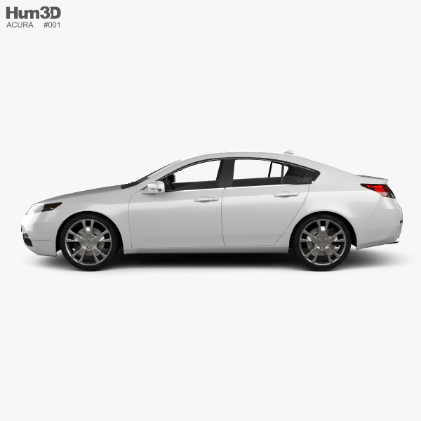 Acura TL 2013 3D model - Download Sedan on 3DModels.org
