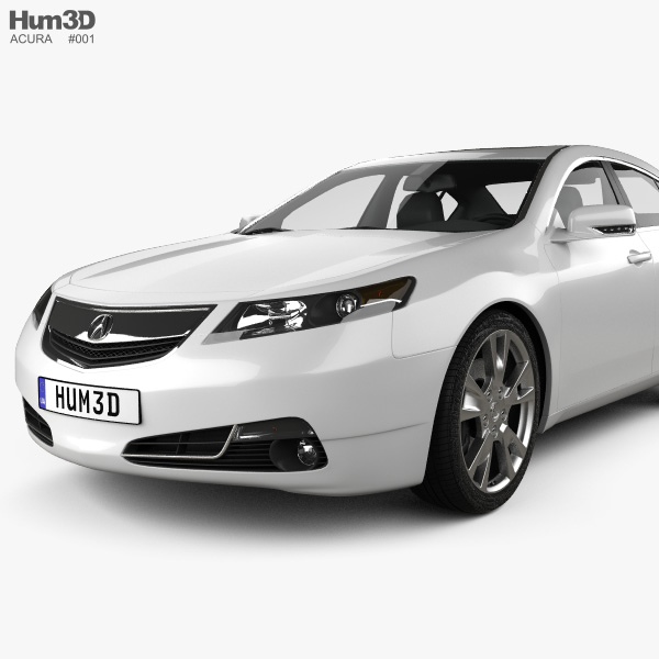 Acura TL 2013 3D model - Download Sedan on 3DModels.org