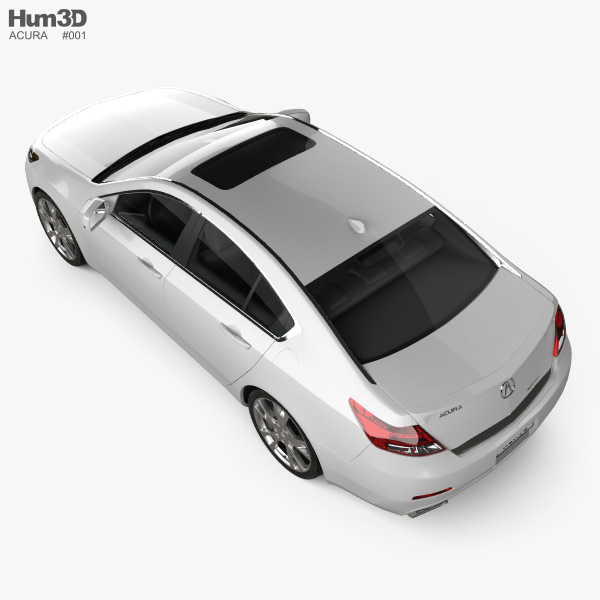 Acura TL 2013 3D model - Download Sedan on 3DModels.org