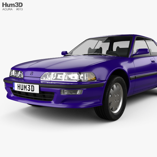 Acura Integra 1993 3D model - Download Sedan on 3DModels.org