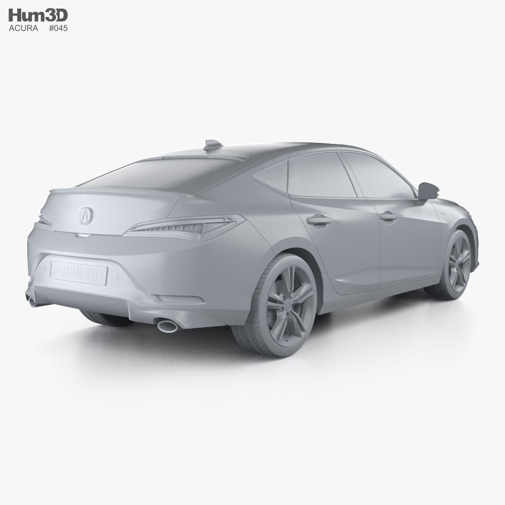 Acura Integra A-Spec 2025 3D model - Download Sedan on 3DModels.org