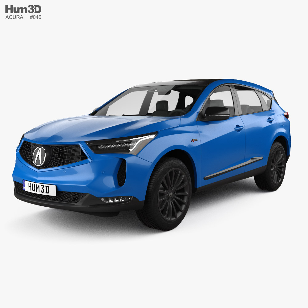 Acura RDX A-spec PMC Edition 2025 3D model - Download Crossover SUV on ...