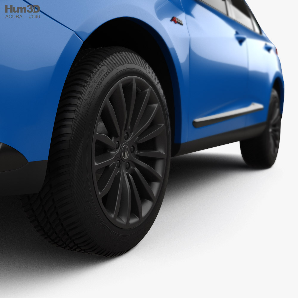 Acura RDX A-spec PMC Edition 2025 3D model - Download Crossover SUV on ...