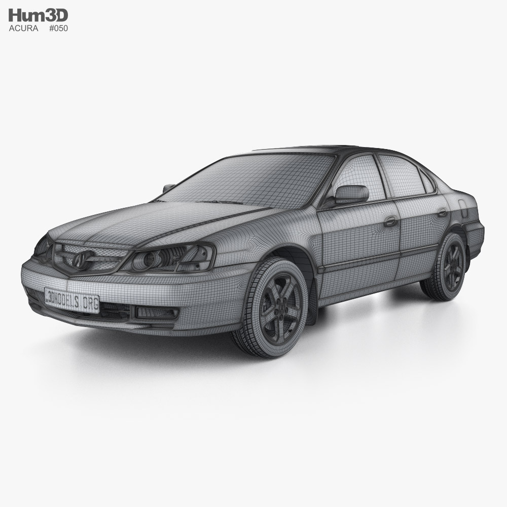 Acura TL 2005 3D model - Download Sedan on 3DModels.org