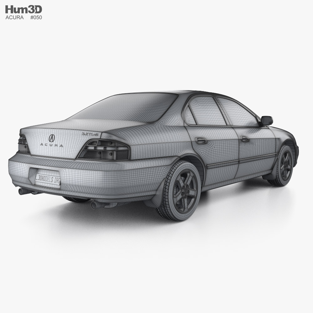 Acura TL 2005 3D model - Download Sedan on 3DModels.org