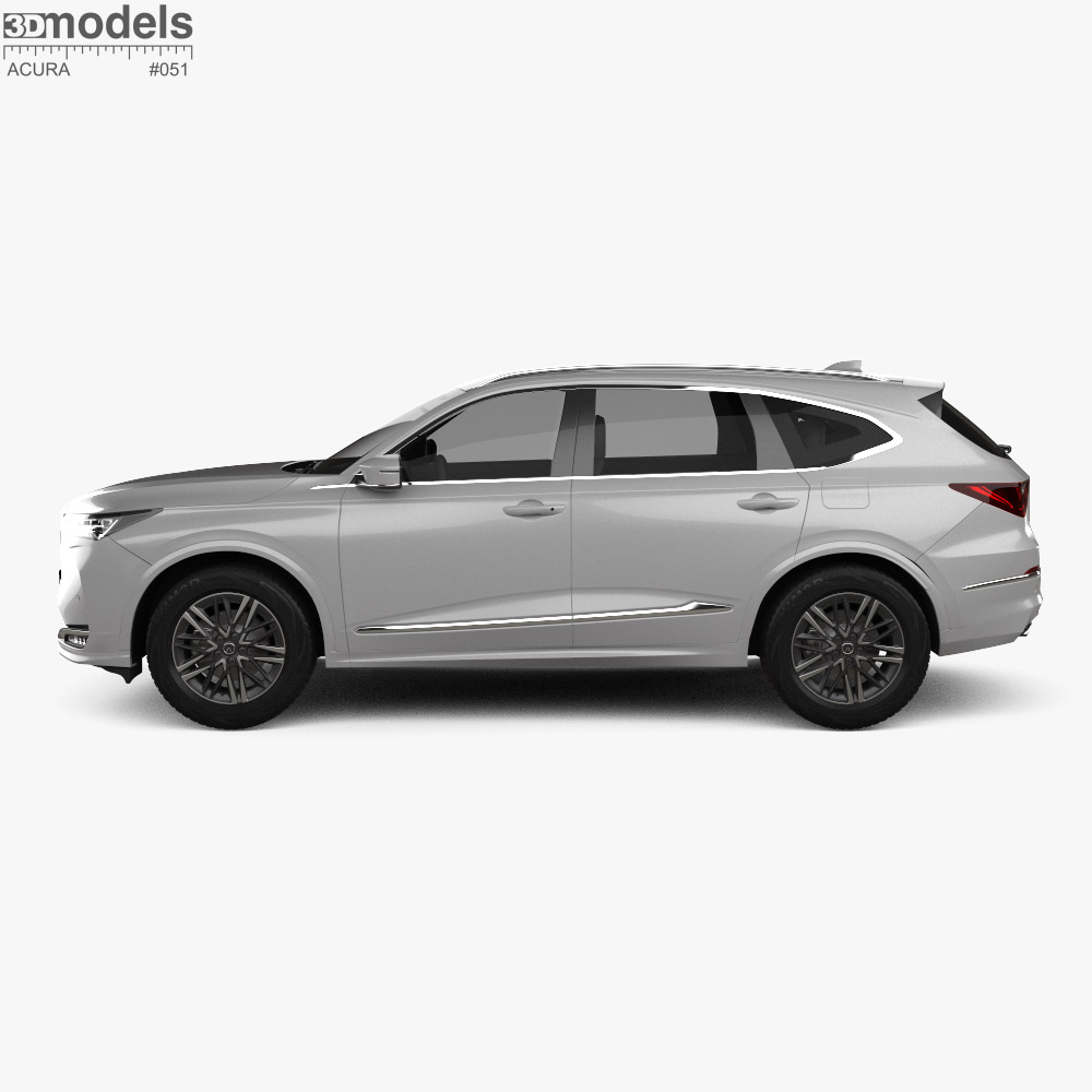 Acura MDX Advance Package 2025 3D model - Download Crossover SUV on ...